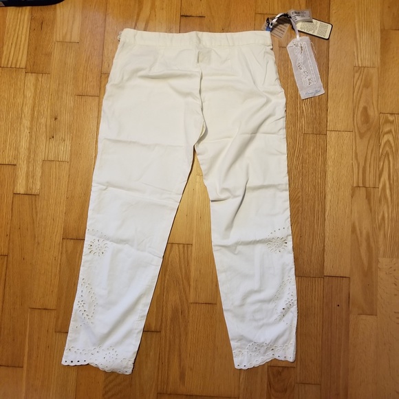 Mason | Pants & Jumpsuits | Masons Lace Hem Boater Capri Pants | Poshmark